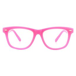 Montana Rechteckig Rosa Kidss Brillenfassungen