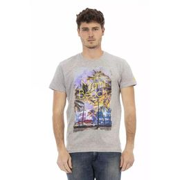 Miami Beach Grafik T-Shirt mit kurzem Arm und Rundhalsausschnitt