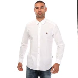 Chemise popeline Fonik Ted Baker Pour Homme en Blanc