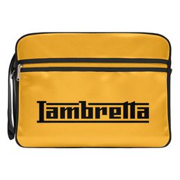 Lambretta - Herren/Damen Unisex Kabinengep&auml;ck, Logo (Schwarz/Senf)
