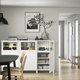 IKEA BEST&Aring; Aufbewahrung mit T&uuml;ren