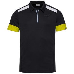 Headtennis Herren schwarzes Poloshirt