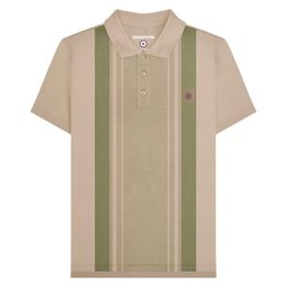 Lambretta - "SS25" Poloshirt f&uuml;r Herren (Steinfarben)