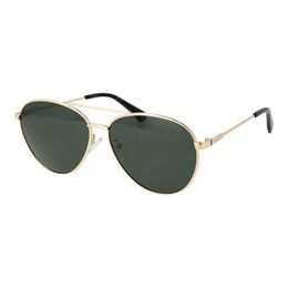 Polaroid Goldene Metallsonnenbrille
