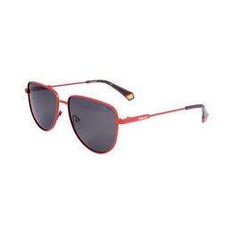 Polaroid Orange Edelstahl Sonnenbrille