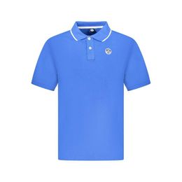 North Sails Blaues Baumwoll-Herrenpoloshirt