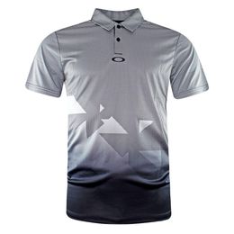 Oakley Castared Hellgrau Herren Offset Urban Golf Polo Shirt 433689 02e