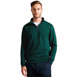 Ted Baker | Mens Half Zip Trichter Hals Schwei&szlig; - Antram