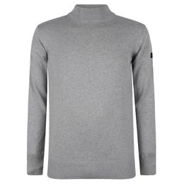 PRESLY & SUN Herren-Pullover der Marke Presly & Sun. Der Pullover von Presly & Sun ist aus Bio-Baumwolle hergestellt und hat eine normale Passform. Die weiche Baumwolle sorgt f&uuml;r hohen Tragekomfort. Marke: Presly & SunModellname: Jordan Mock Turtle Pullover Kategorie: HerrenpulloverMaterialien: BaumwolleFarbe: grau