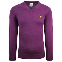 Lyle & Scott Lyle & Scott Golf Lila Herrenpullover