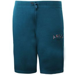 asics Logo Herren Blue Shorts
