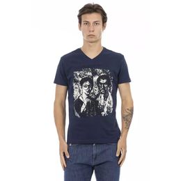 Trussardi Action Blue Baumwoll Herren T-Shirt