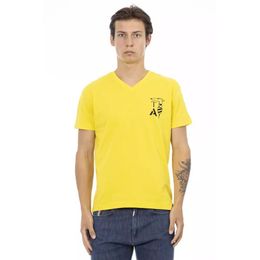 V-Ausschnitt T-Shirt Freizeit-Shirt