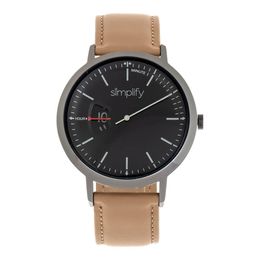 Simplifier la montre &agrave; bracelet en cuir 6500