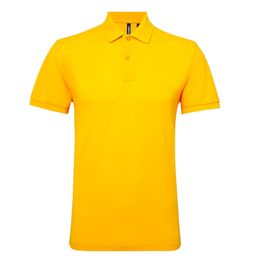 Asquith & Fox Herren Kurzarm Performance Blend Polo Shirt (Sonnenblume)