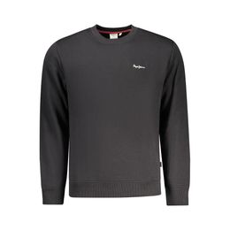 Pepe Jeans Schwarzes Polyester Herren Sweatshirt