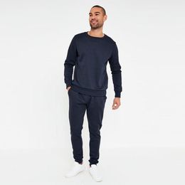 MYT Herren-Trainingsanzug mit Rundhalsausschnitt Navy