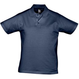 SOLS Herren Prescott Jersey Kurzarm-Poloshirt (French Navy)