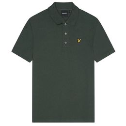Lyle & Scott Tiefgr&uuml;nes Poloshirt mit Logo auf der Brust von Lyle & Scott