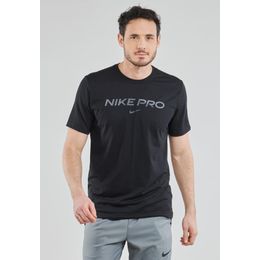 Nike Pro Dri Fit Herren-T-Shirt in Schwarz