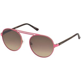 Guess Gu7622 Pinkbraun Farbverlauf Pilotenbrille