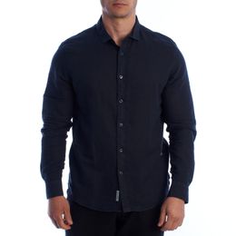 Herren Langarm Leinenhemd HS24MCA01