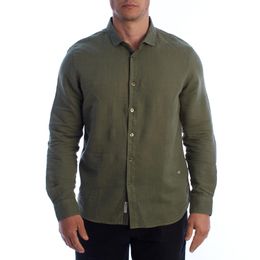 Herren Langarm-Leinenshirt HS24MCA01