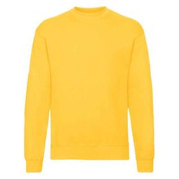 Fruit of the Loom Unisex Erwachsene Classic Drop Shoulder Sweatshirt (Sonnenblume gelb)
