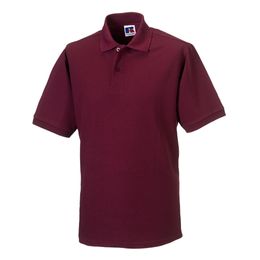 Russel Athletic Russell - Poloshirt Strapazierf&auml;hig f&uuml;r Herren (Burgunderrot)
