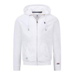 U.S. Polo Assn. Herren Sweatjacke mit Kapuze aus 100 % Baumwolle