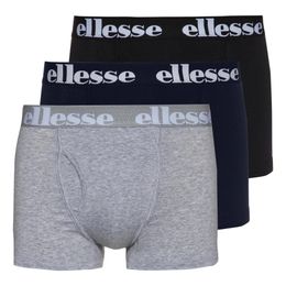 Ellesse - "Hali" Boxershorts f&uuml;r Herren (3er-Pack) (Schwarz/Grau/Marine)