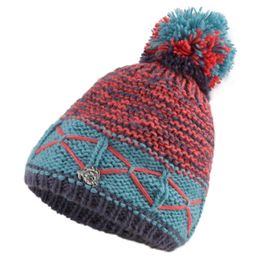 GUGGEN Mountain Unisex M&uuml;tze Winterm&uuml;tze mit Bommel und leichtem Fleecefutter