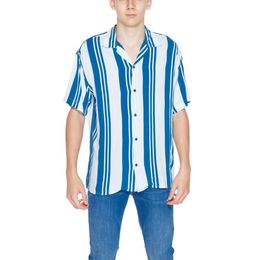Jack & Jones Gestreiftes Viskose Kurzarmhemd