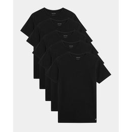 Lyle & Scott Basic T-Shirt in Schwarz (5er Pack)