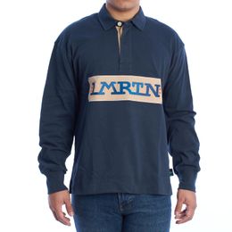 La Martina Herren-Over-Fit-Langarmpolo UMP316-JS305