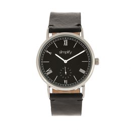 Simplifiez la montre &agrave; bracelet en cuir 5100