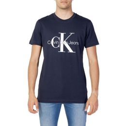 Calvin Klein Jeans Ck Logo T-Shirt mit kurzen &Auml;rmeln und Rundhalsausschnitt