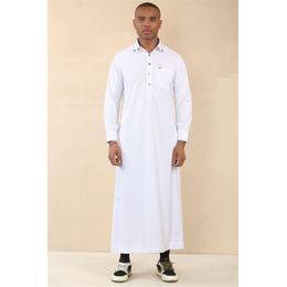 Wei&szlig;e Thobe-arabische Saudi-Emirati-islamische Kleidung f&uuml;r Herren, Jubba-Robe