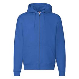 Fruit of the Loom - "Premium" Hoodie mit durchgehendem Rei&szlig;verschluss f&uuml;r Herren/Damen Unisex (K&ouml;nigsblau)