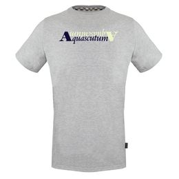 Aquascutum Reflexion Logo Grau T-Shirt
