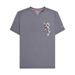 Lambretta - T-Shirt f&uuml;r Herren, Gro&szlig; und Hoch (Eisen)