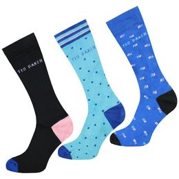 Ted Baker Twotk 3er-Pack verschiedene Herrensocken