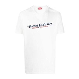 Diesel - "Industry Denim Division" T-Shirt f&uuml;r Herren/Damen Unisex (Wei&szlig;)
