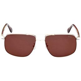BMW - Roviex - Sonnenbrille mit verspiegelten Gl&auml;sern und Goldrahmen