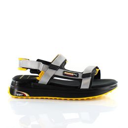 Puma Future Rider Randomevent Mens grau/schwarzer Sandale