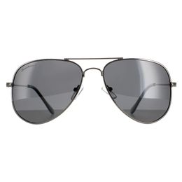Montana Aviator Unisex Gunmetal Rauch grau polarisierte MP94 Sonnenbrille