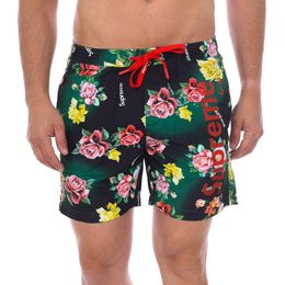 Supreme Herren Boxer-Badeanzug Rosendruck CM-30065-BP