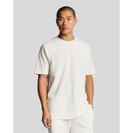 Lyle & Scott Lyle & Scott Emblem Handtuch-T-Shirt - Off-White