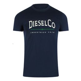 Marineblaues T-shirt Von Diesel Industries