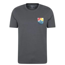 Mountain Warehouse - "Lake District" T-Shirt f&uuml;r Herren kurz&auml;rmlig (Holzkohle)